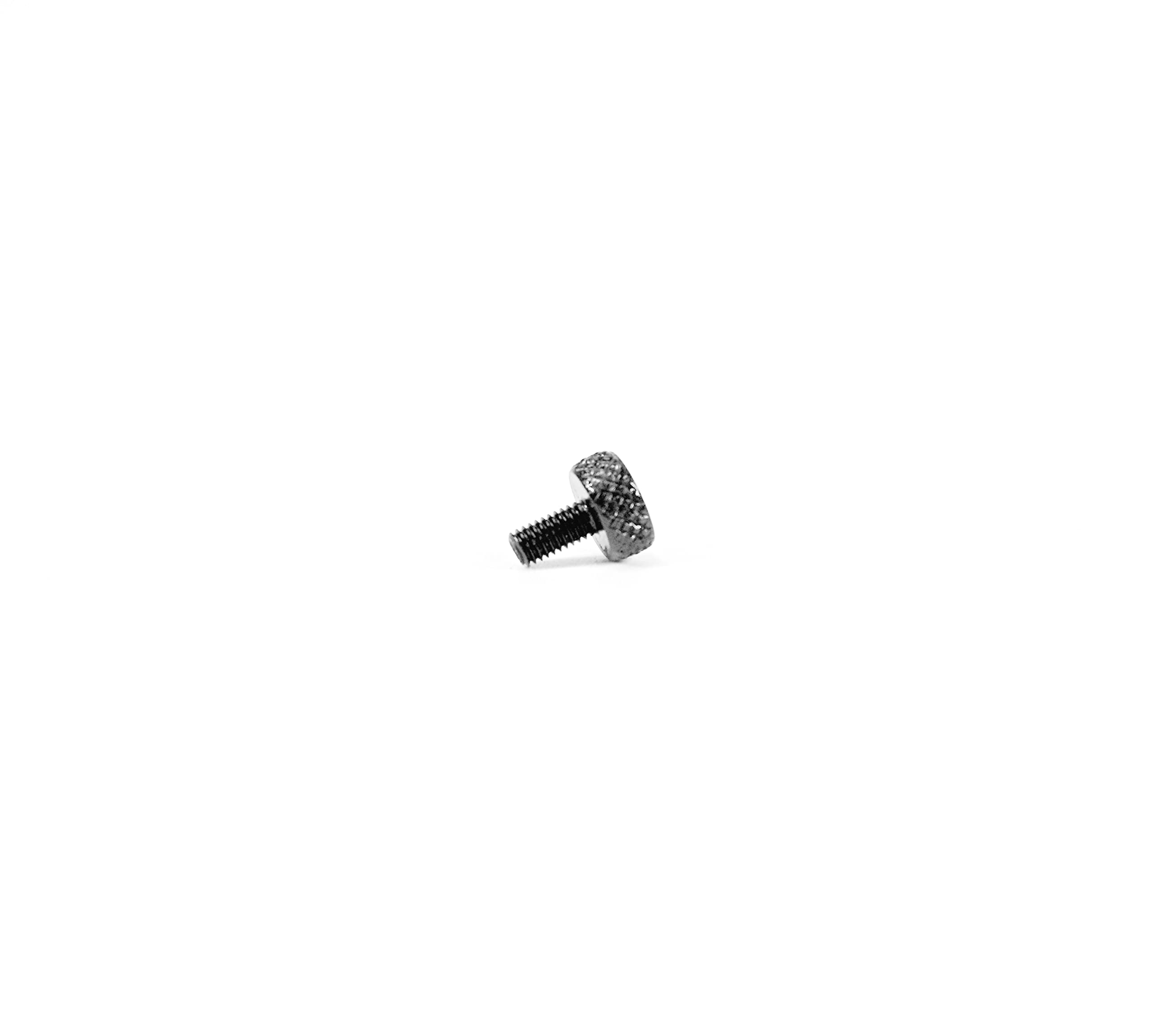 Computer PC Graphics Card M3x 6mm 8mm 12mm Knurled Head Thumb Screws Black Anodized Aluminum Thumbscrew (M3 x 6mm, 100)