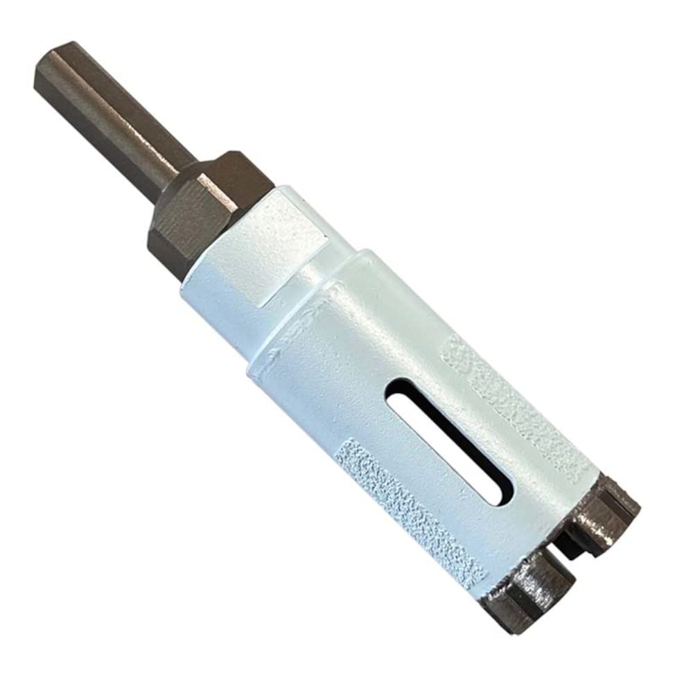 1-3/8" High Performance Diamond Core Bit for Natural/Engineered Stones, 2" Depth, 5/8"-11 Arbor with 1/2" Chuck Adapter