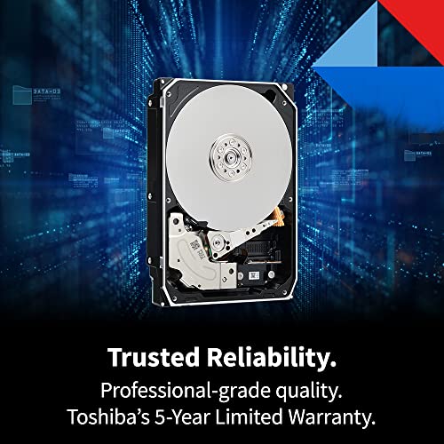 Toshiba X300 PRO 8TB High Workload Performance for Creative Professionals 3.5-Inch Internal Hard Drive – Up to 300 TB/Year Workload Rate CMR SATA 6 GB/s 7200 RPM 256 MB Cache - HDWR480XZSTB