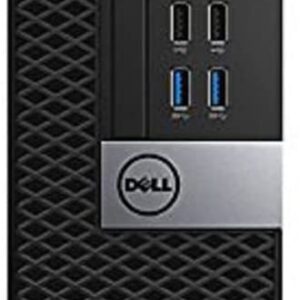 Dell OptiPlex 3040 Computer Desktop PC, Intel Core i5, 8GB RAM, 1TB HDD, MTG New 22 inch LED Monitor, RGB Speaker and Keyboard Mouse, WiFi, Windows 10 Pro (Renewed)