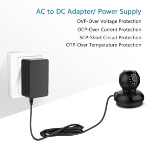 SHNITPWR 9V 2A Power Supply Adapter DC 9 Volt 2 Amp Power Cord 100~240V AC to DC 9volt 2000mA 1.5A 1A 800mA 500mA 300mA Universal Power Converter with 5.5mmx2.5mm 5.5mmx2.1mm Tip for Arduino UNO