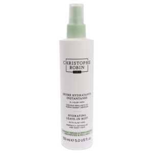 christophe robin hydrating leave-in mist with aloe vera for scalp and hair - detangles and conditions 5 fl. oz