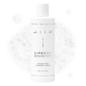 aiir diamond color treated hair shampoo - fragrance free, sulfate free, organic, cleansing and moisturizing, color safe, hair repair - 8 oz