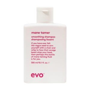 evo mane tamer smoothing shampoo - cleans, smooths, & strengthens hair - reduces frizz - 300ml / 10.1fl.oz - 300ml / 10.1fl.oz