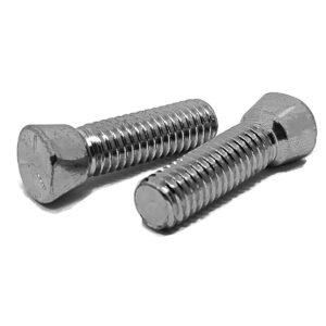 (30 pieces) 7/16-14x1-3/4" grade 5 clipped head plow bolts unc coarse full thread plain & oil