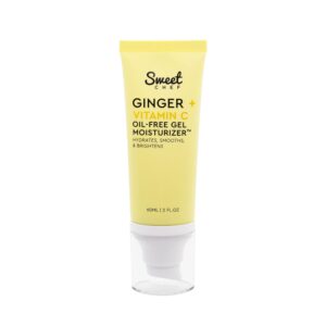 sweet chef ginger + vitamin c oil-free gel moisturizer - antioxidant-rich soothing daily moisturizer with hyaluronic acid, turmeric + niacinamide - help hydrate + even skin tone (60 ml / 2 fl oz)