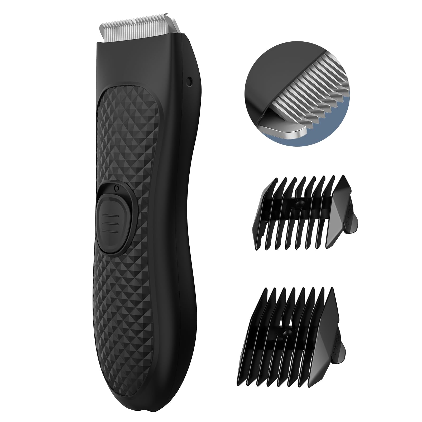 SKERTS Unisex Hair Trimmer, Matt Black, for Trimming, Shaving, Body, 90mins Battery Power, IPX7 Waterproof