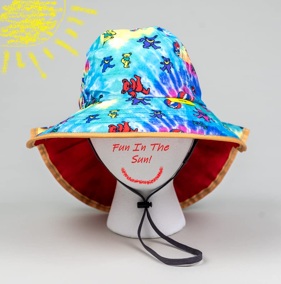 daphyls Baby Infant Toddler UPF 50+ Official Grateful Dead Sunhat Multi