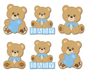 baby bear baby shower centerpiece sticks decoration for baby