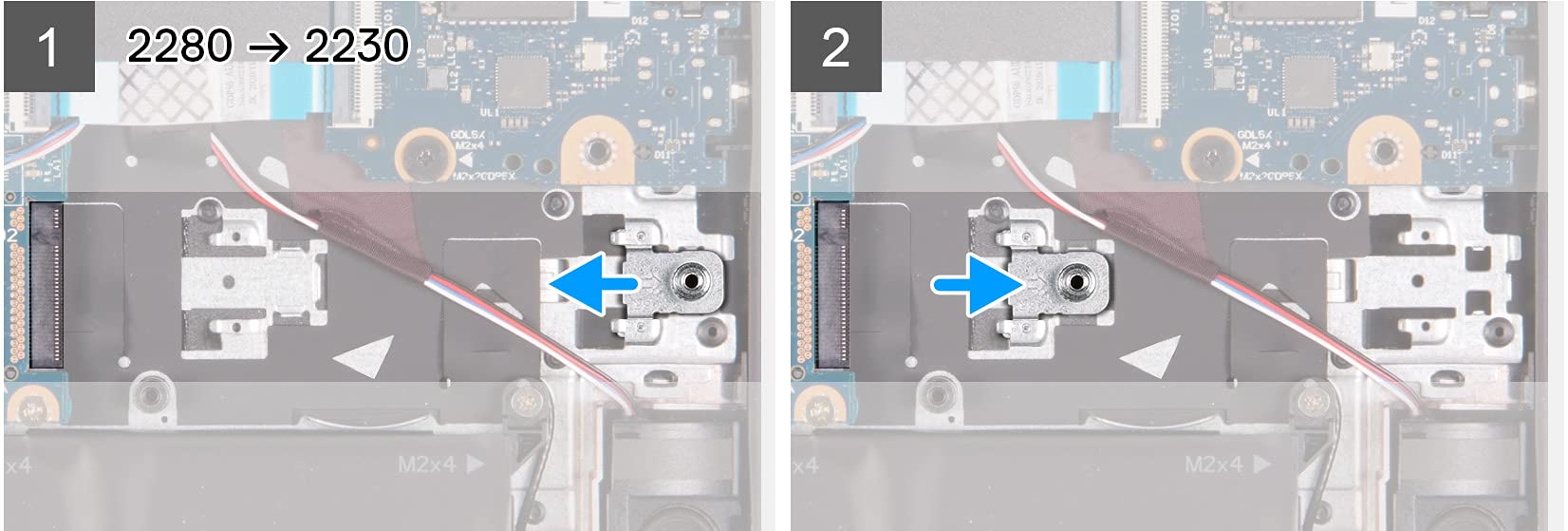 M.2 2280 SSD Heatsink Thermal Shield Cover w/Support Bracket for Dell G15 5510 5511 5515 5520 5521 5525 Series Laptop P/N: 26X1Y 026X1Y X8MY9 0X8MY9