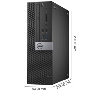 Dell OptiPlex 3040 Computer Desktop PC, Intel Core i5, 8GB RAM, 1TB HDD, MTG New 22 inch LED Monitor, RGB Speaker and Keyboard Mouse, WiFi, Windows 10 Pro (Renewed)