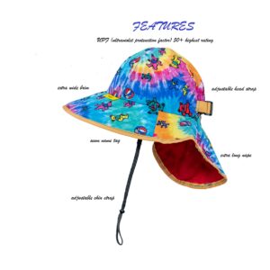 daphyls Baby Infant Toddler UPF 50+ Official Grateful Dead Sunhat Multi