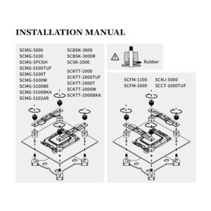 Scythe Mounting Kit for Intel LGA1700 Socket (SCMK-1700B)