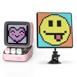 divoom ditoo-bluetooth-speaker pixel speaker with pixoo-max digital-frame