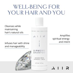 AIIR Diamond Color Treated Hair Shampoo - Fragrance Free, Sulfate Free, Organic, Cleansing and Moisturizing, Color Safe, Hair Repair - 8 oz