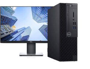 dell optiplex 3070 sff small form factor desktop - 9th gen intel core i5-9500, 16gb ddr4 memory, 512gb ssd,usb wifi, nvidia geforce gt730 2gb video, with 24" lcd windows 10 pro (renewed)