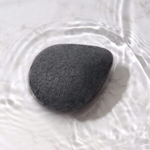 Julep Single Konjac Sponge - Face - Skin-Clarifying Charcoal Gentle Exfoliating Cleansing Tool with Convenient Suction Cup Hook