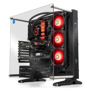 Thermaltake Shadow 370 v2 AIO Liquid Cooled Gaming PC (AMD Ryzen™ 5 5600X 6-core, DDR4 3600Mhz 16GB RGB Memory, NVIDIA® GeForce RTX™ 3070, 1TB NVMe M.2, WiFi,Win 10 Home) P3BK-B550-37S-LCS