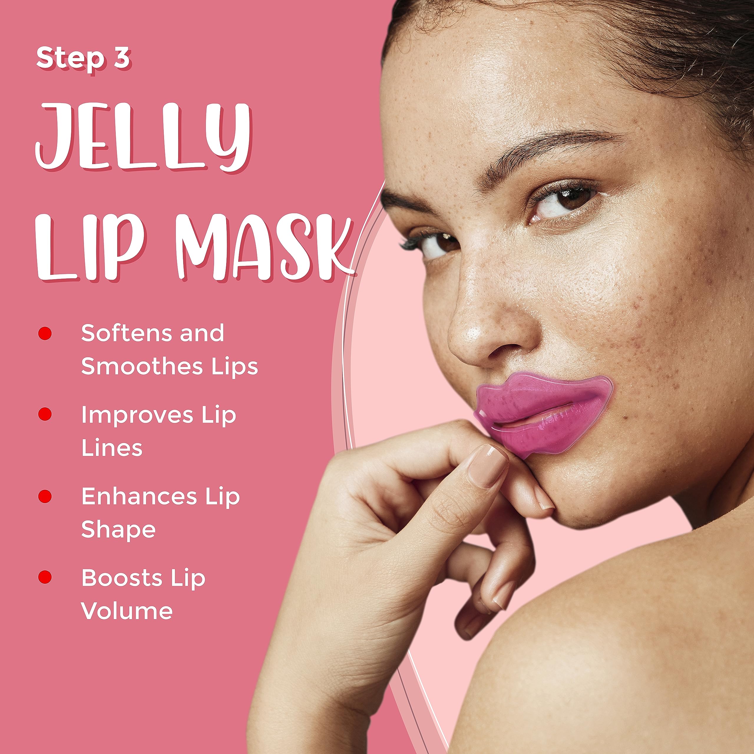 Lick Your Lips 6-in-1 Lip Care Kit With Lip Sleeping Mask, Silicone Brush, Sugar Lip Scrub, Lip Mask Sheet to Reveal Luscious, Lip Exfoliator Scrub to Soft Lips – Korean Lip Therapy Set for a Fuller