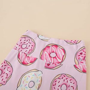 Baby Girls Birthday Outfit Sweet One/Two Donut Bell Bottom Pants Headband Set (Two Sweet Pink 2, 18-24M)