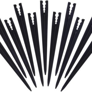 500 Pcs Plastic Irrigation Drip Support Stakes for 1/4-Inch Tubing Hose 4/7 or 3/5 Irrigation Hose Holder&Emitters/Drip Irrigation Kits/Garden Tools for Vegetable Gardens Flower Beds Herbs Garden