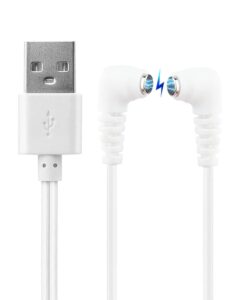 bicmice fast magnetic charger cord for rose and most magnetic massagers dc charging cable with 2-magnet connector