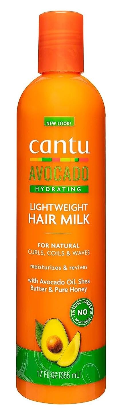 Cantu Avocado Lightweight Hair Milk Hydrating 12 Ounce (354ml) (Pack of 2)