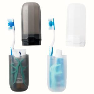 Toothbrush Case Large Travel Toothbrush Holder to Protect your Toothbrush on the Go Stylish Toothbrush Travel Case by Haloka