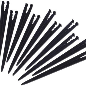 500 Pcs Plastic Irrigation Drip Support Stakes for 1/4-Inch Tubing Hose 4/7 or 3/5 Irrigation Hose Holder&Emitters/Drip Irrigation Kits/Garden Tools for Vegetable Gardens Flower Beds Herbs Garden