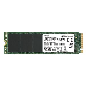 transcend 500gb pcie ssd m.2 (2280) nvme pcie gen3x4 ts500gmte110q