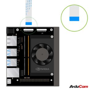 Arducam 16MP Autofocus Quad-Camera Kit for Raspberry Pi, 16MP IMX519 Autofocus Synchronized Pi Camera, Compatible with Nvidia Jetson Board