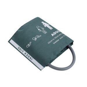 Universal NIBP Cuff Blood Pressure Single Tube Without Connector, Reusable Nylon Blood Pressure Cuff for Patient Monitor Adult CM1203