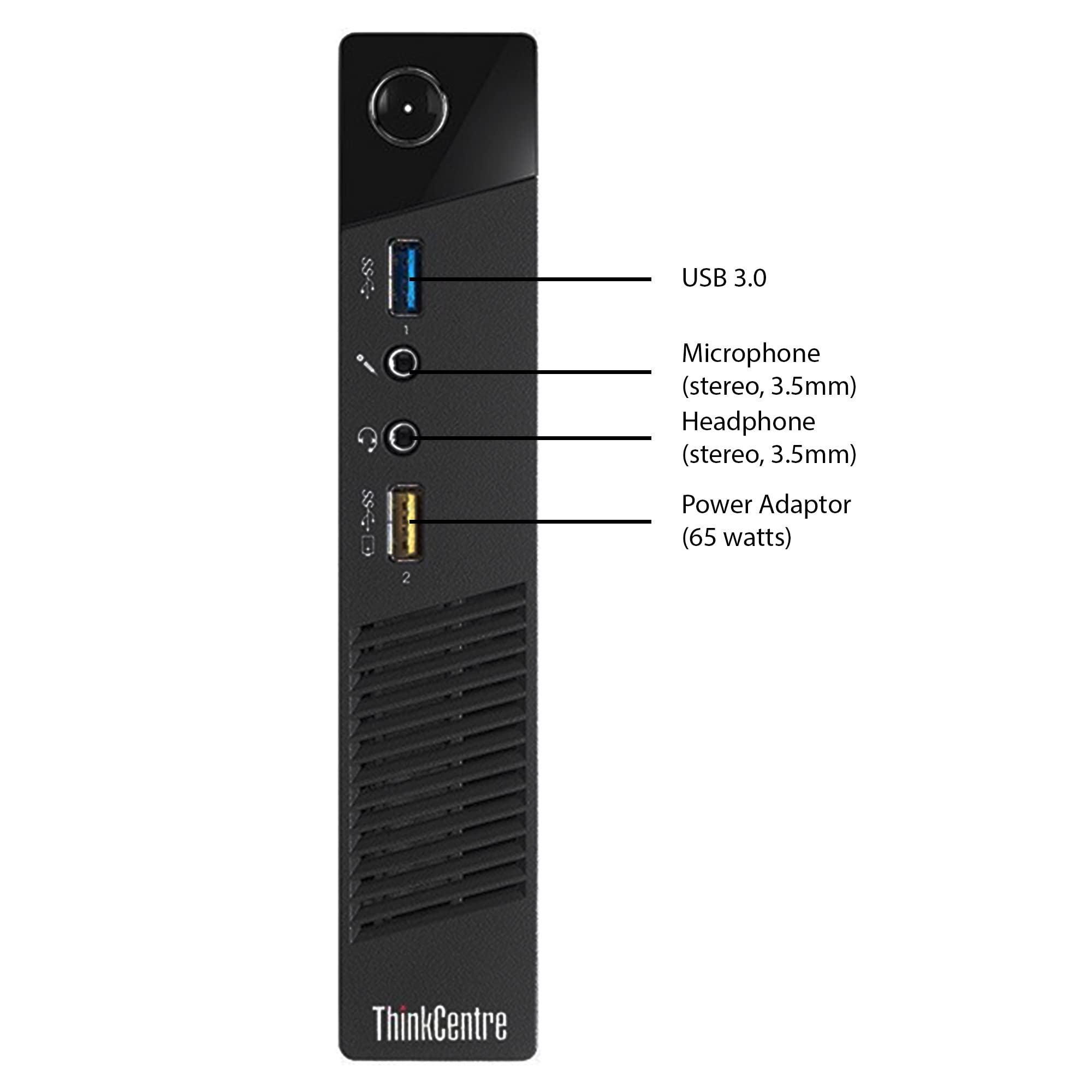 Lenovo ThinkCentre M73 Tiny Business Computer Desktop PC, Intel Core i3 4th Gen 2.9GHz, 8GB DDR3, 120GB SSD, MTG New 22 inch LED Monitor, RGB KBM & Speakers, WiFi, Windows 10 Pro (Renewed)