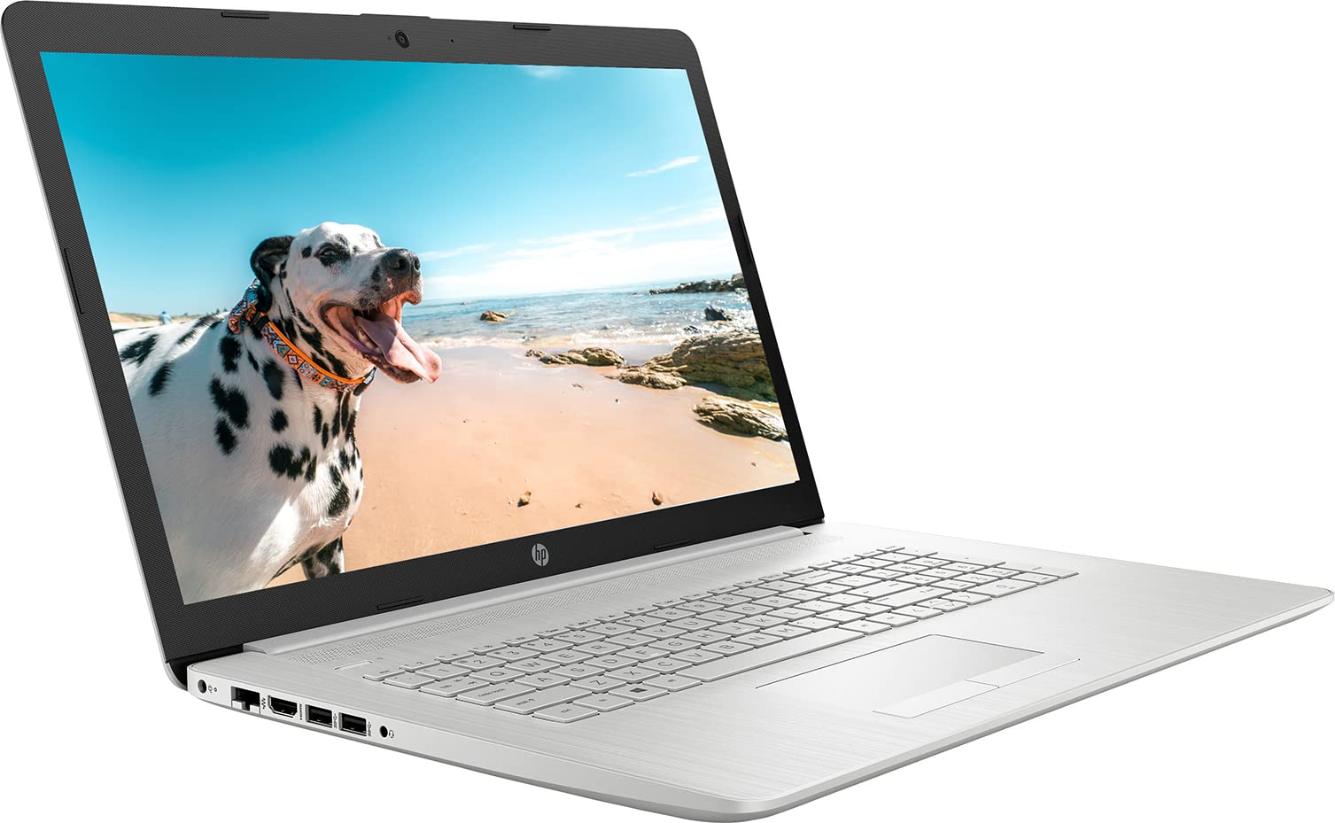 HP Newest Laptop, 17.3" HD+ Non-Touch Display, 11th Gen Intel Core i3-1115G4 Processor, 8GB RAM, 128GB PCIe SSD, Webcam, Bluetooth, HDMI, USB-A 3.0, RJ-45, Windows 11 Home, Silver