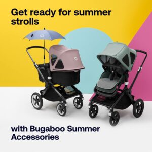 Bugaboo Dual Comfort Seat Liner Fully Reversible to Regulate Body Temperature, Compatible with All Bugaboo Strollers- Misty Grey