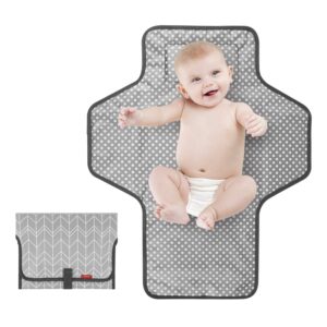 Portable Changing Pad & Changing Pad Cover for Baby Excellent Baby Shower Registry Gifts