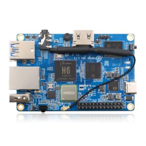 orange pi 3 lts allwinner h6 2gb lpddr3 8gb emmc flash quad core 64 bit single board computer support android 9.0, ubuntu, debian mini pc (pi3 lts)