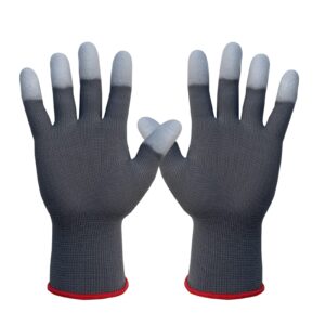 jm-fuhand professional heat resistant glove for hair styling heat lock curling.1 pair. one size fit all.