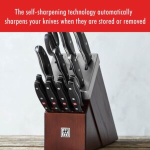 ZWILLING TWIN Signature 15-pc Self-Sharpening Knife Block Set - Brown