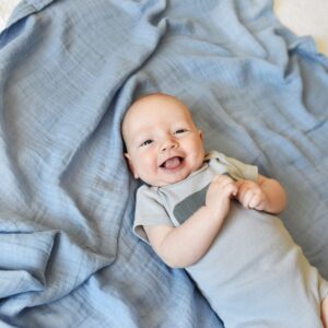 Ruby Star Swaddle Blanket, Muslin Swaddle Blankets, 3 Pack Receiving Blanket for Boys and Girls, 47 x 47 in