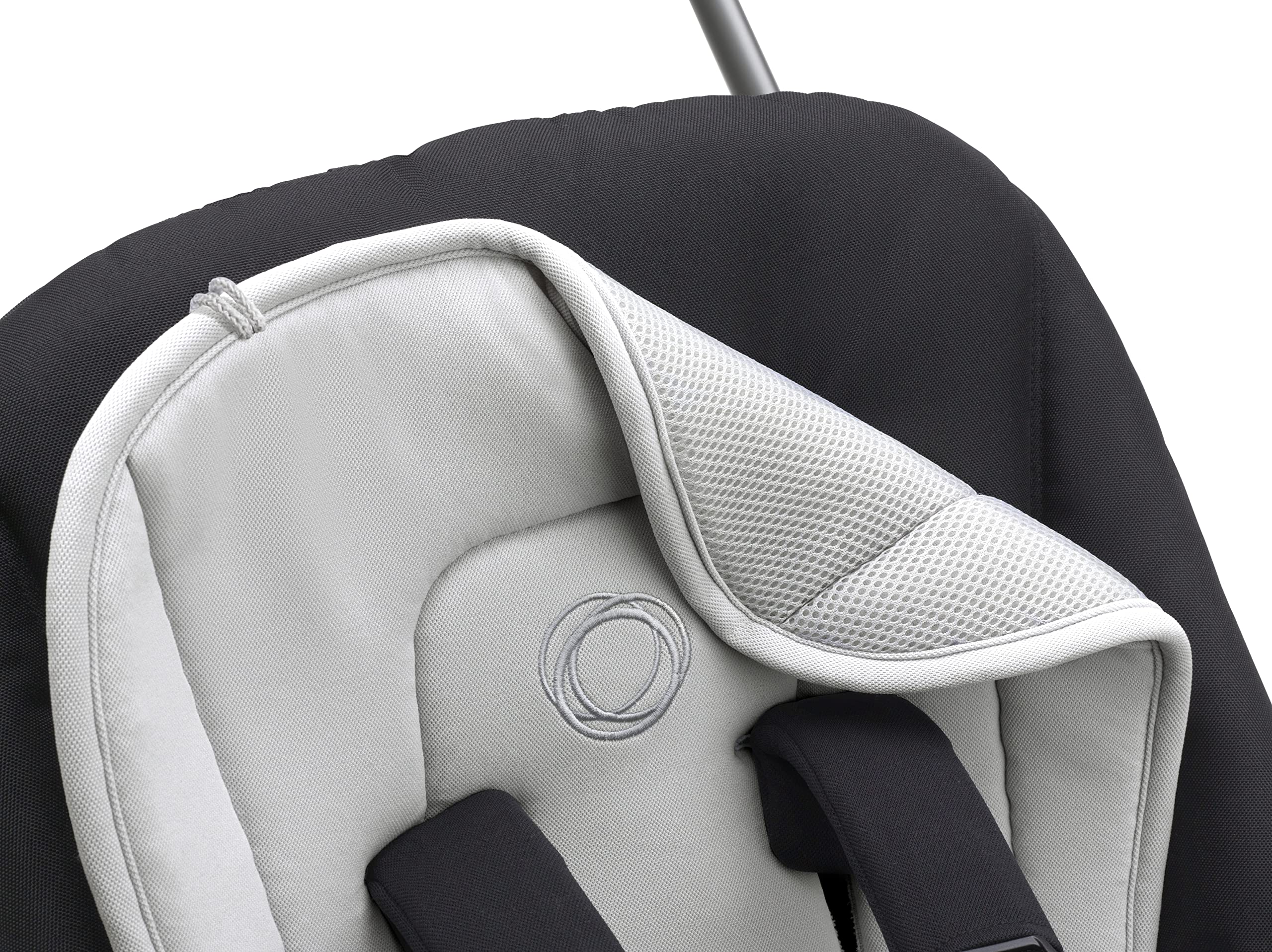 Bugaboo Dual Comfort Seat Liner Fully Reversible to Regulate Body Temperature, Compatible with All Bugaboo Strollers- Misty Grey