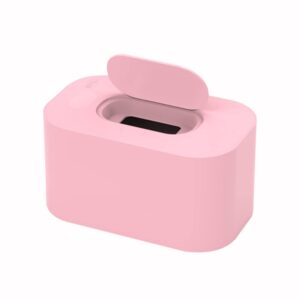 oautosjy baby wipe warmer usb wet wipes dispenser adjustable precise temperature control portable wet wipe warmer evenly and quickly overall heating large capacity diaper holder wet tissue box pink