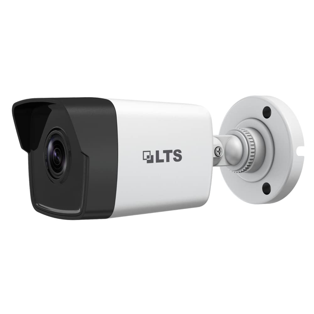 LT Security LTS CMIP8042W-28MA HD IP 4MP 2.8mm WDR 98ft IR Built-in Mic Bullet Network Camera