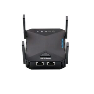 5g&2.4g wifi repeater 1200mbps wifi signal network extender long range 5ghz wifi amplifier wireless booster 4 antenna ap mode extender wan lan access point