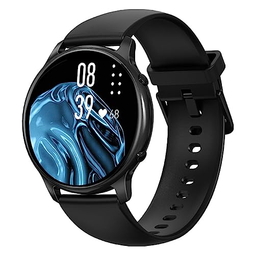 Holiday Smart Watches Women Men (Answer/Make Calls), 1.7” Fitness Tracker Watch with Heart Rate/Sleep Monitor/Pedometer, IP68 Waterproof Watch for Android iOS Phones (us-36black)