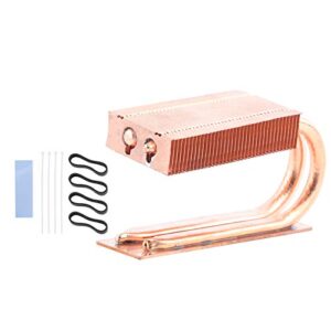 Solid State Drive Cooler, Wear Resistant Safe Copper SSD Heatsink for Desktop Computer