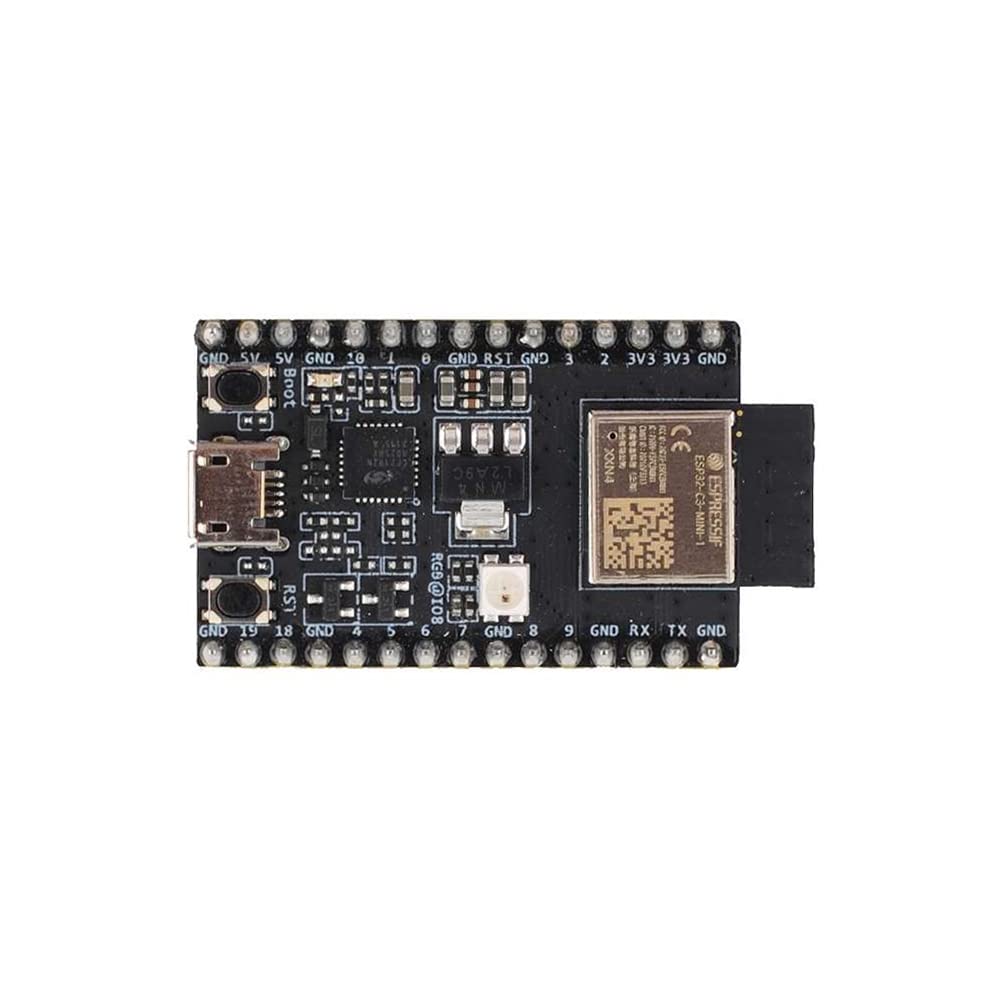 Stemedu ESP32-C3-DevKitM-1 ESP32-C3FN4 Microcontroller Development Board with ESP32-C3-MINI-1 Module WiFi + Bluetooth Dual Cores Processor for Ar-dunio IDE