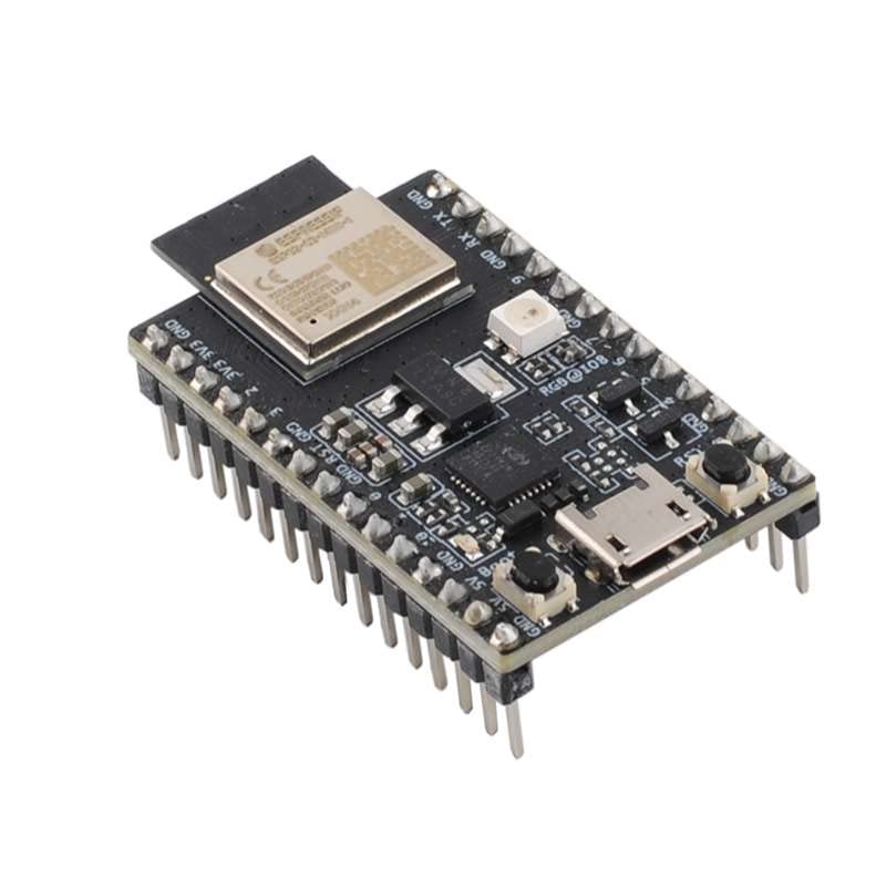 Stemedu ESP32-C3-DevKitM-1 ESP32-C3FN4 Microcontroller Development Board with ESP32-C3-MINI-1 Module WiFi + Bluetooth Dual Cores Processor for Ar-dunio IDE