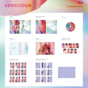 Kakao M SF9 - Sensuous [Random ver.] (5th Mini Album) CD+Booklet+Photocards