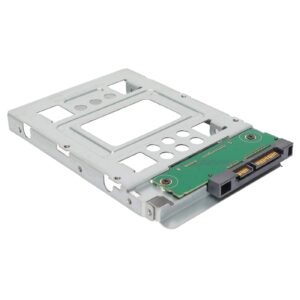 2.5" ssd to 3.5" sata hard drive tray compatible with all 3.5in sata/sas drive, 2.5in ssd to 3.5in sata hard drive caddy for computer pc, good heat dissipation, hot swap